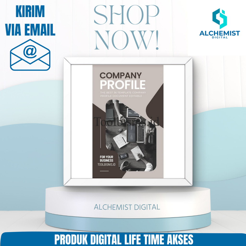 Jual 36 Template Company Profile Compro Editable Printable Dokumen ...