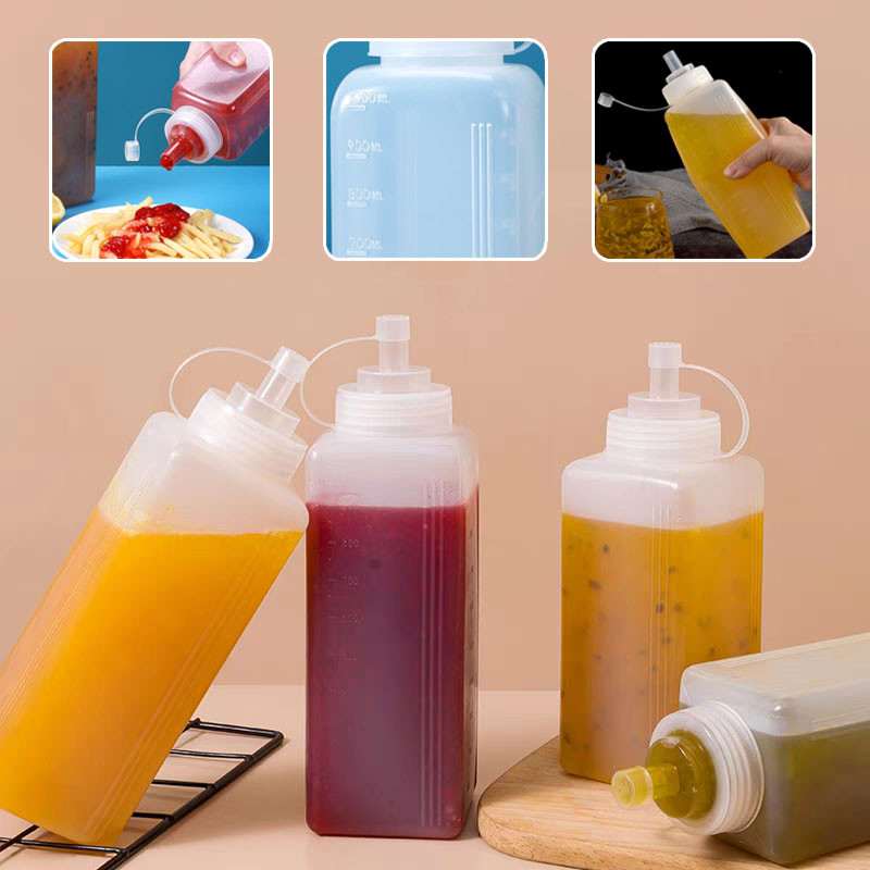 Jual 1000ml Botol Saus Saos Botol Tempat Saos Cuka Plastik dengan ...