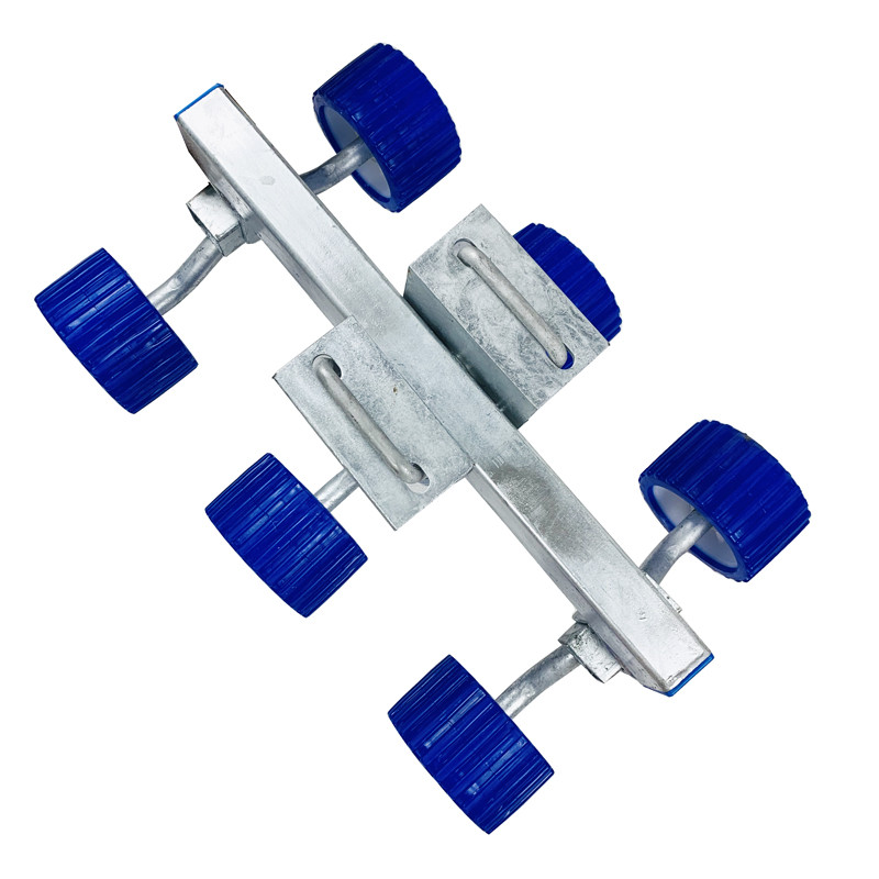 Jual EgoTrailer BOAT TRAILER WOBBLE ROLLERS. kits 5" BLUE RIBBED 18mm ...