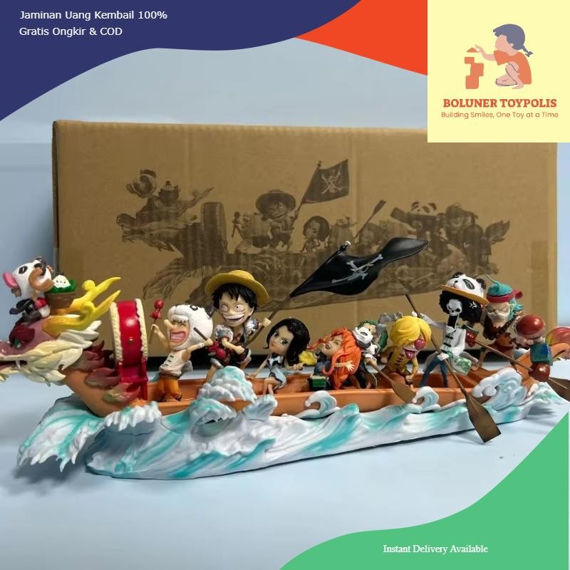 Jual FIGURE ONE PIECE CHIBI DRAGON BOAT SHIP 1 PCS ONE PIECE PERAHU ...