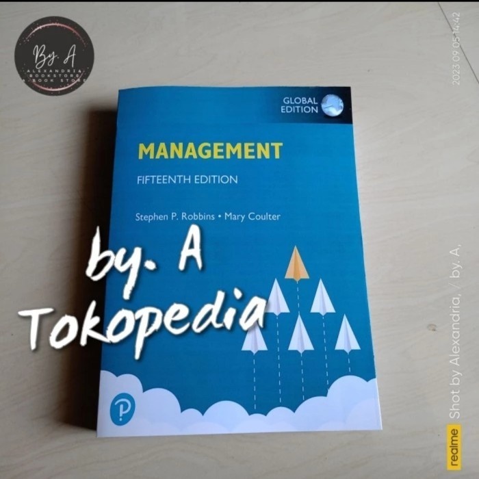 Jual BUKU full color Management 15th Edition Stephen P. Robbins, Mary ...