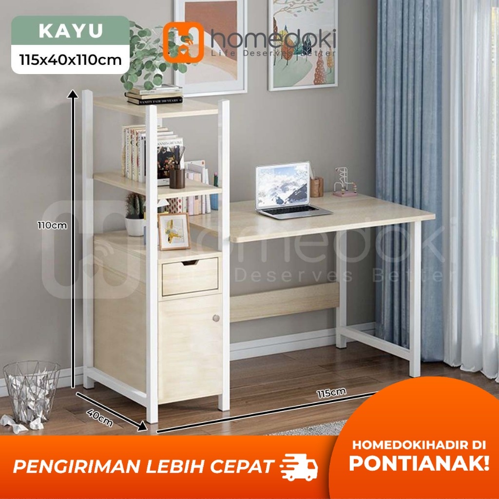 Jual Homedoki Meja Komputer Minimalis / Meja belajar / Meja Kantor / Meja kerja / Meja Gaming ...
