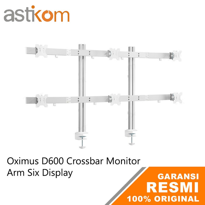 Jual Bracket Oximus D600 Crossbar Monitor Arm Six Display Mounting Meja ...