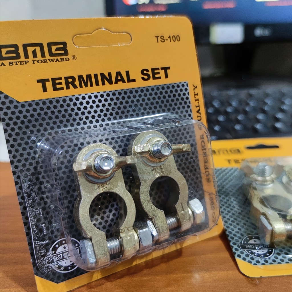 Jual TERMINAL SET AKI MOBIL KEPALA AKI MOBIL KUNINGAN BMB TS100 ...