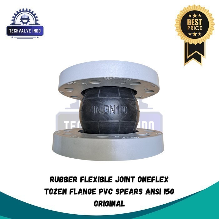 Jual FLEXIBLE RUBBER ONEFLEX 6" INCH TOZEN FLANGE PVC ANSI 150 ORIGINAL ...