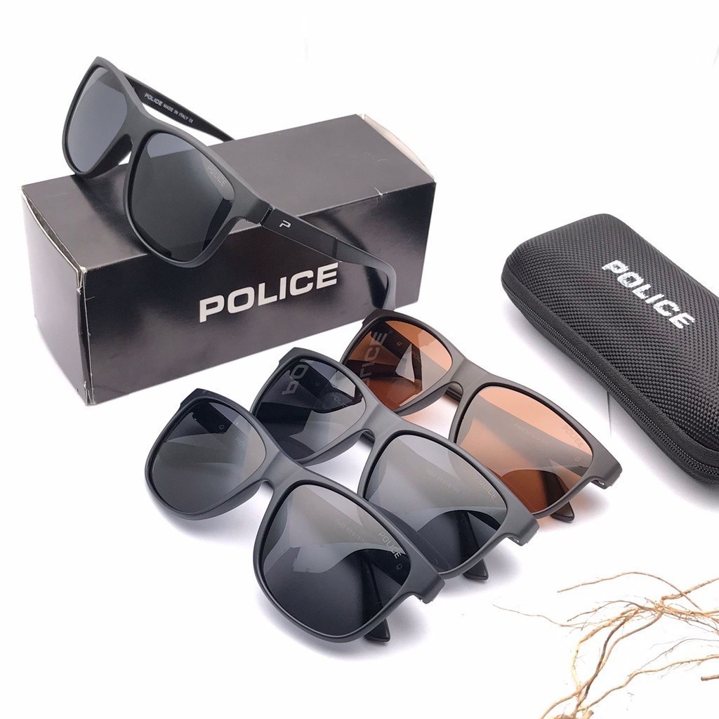 Jual New...Sunglasses kacamata Hitam Fashion Pria Wanita Police P602 Polarized Anti Uv Bisa ...