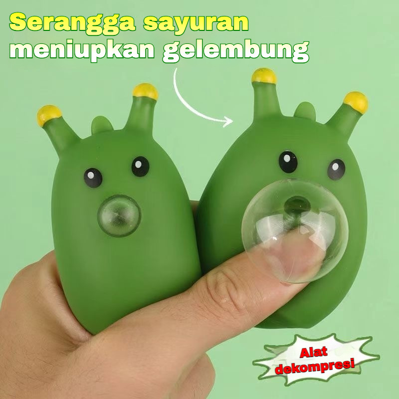 Jual Bug Dekompresi /New mainan squishy anak penghilang stres saat dipencet mata bisa keluar ...