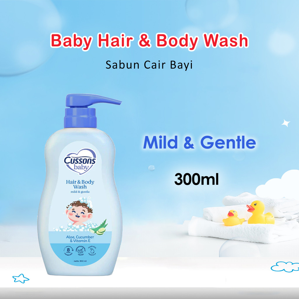 Jual Cussons Baby 2in1 Hair & Body Wash Mild & Gentle - Sabun Mandi ...