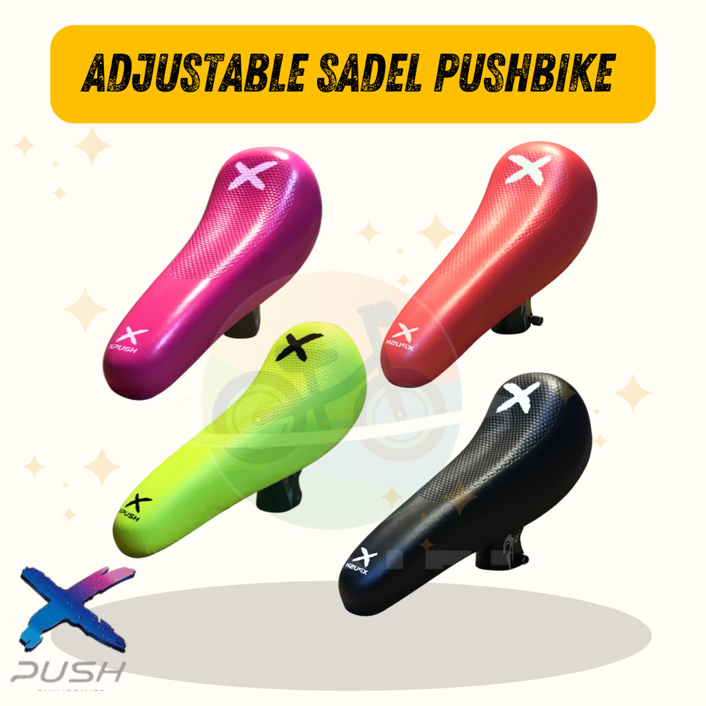 Jual Sadel Pushbike Balancebike XPush Adjustable Ultralight Slime ...
