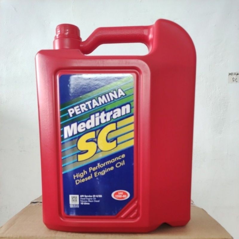 Jual WOW! Oli Meditran SC SAE 15W-40 10 LITER (1 GALON) | Shopee Indonesia