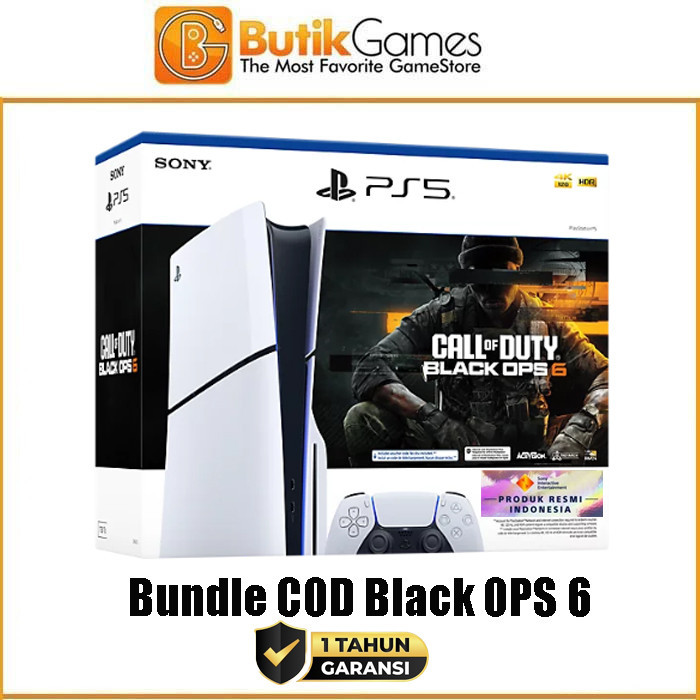 Jual Playstation 5 Console Sony PS5 Slim Disc Version Bundle COD Call ...