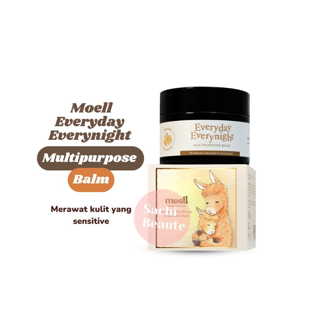 Jual Moell Multipurpose Balm 30gr - Everyday Everynight Multipurpose ...
