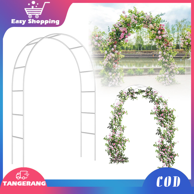 Jual Lingkar Pergola Dekorasi 2,4m X 1,4m Pergola Besi Dekorasi Untuk ...