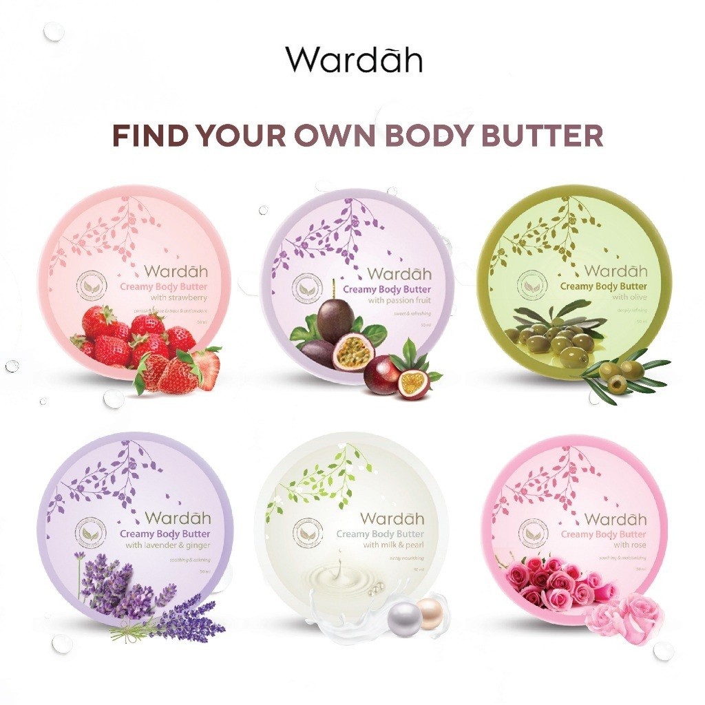 Jual WARDAH Creamy Body Butter 50ml | Shopee Indonesia