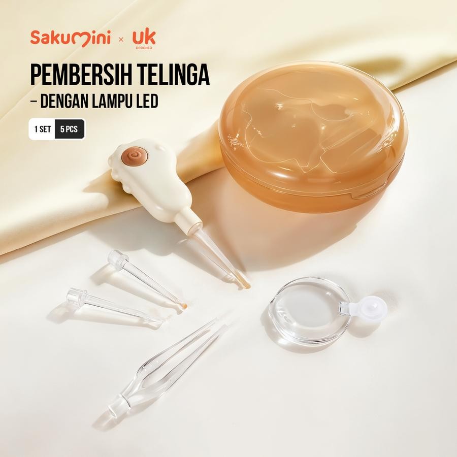 Jual Sakumini 5in1 Earwax Cleaner Set | Alat Pembersih Telinga Anak ...