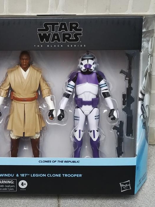 Jual HASBRO STAR WARS BLACK SERIES 2-PACK MACE WINDU & 187TH LEGION ...
