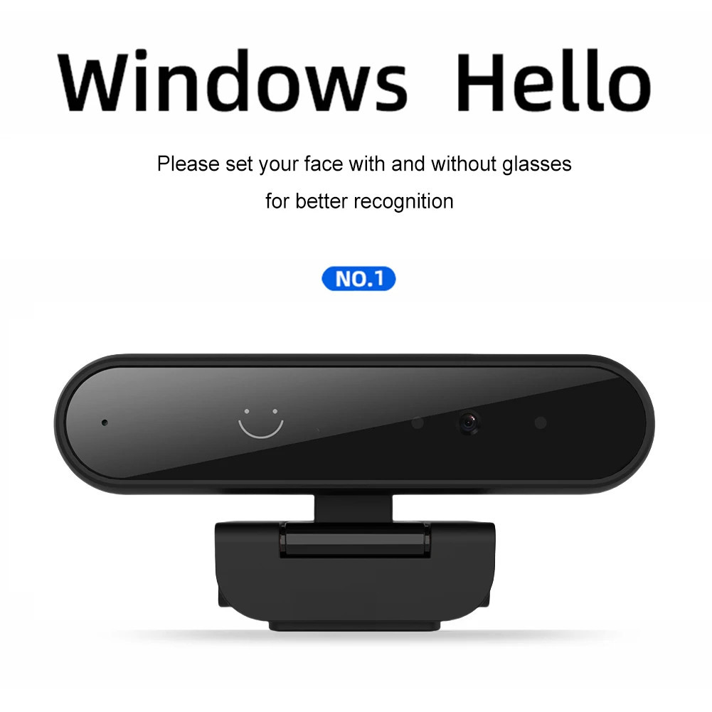 Jual Windows Hello Facial Recognition Login Webcam 1080p FHD Built-in ...