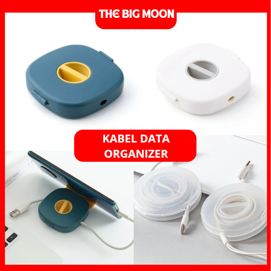 Jual Tempat Penyimpanan Kabel Data Organizer Gulungan Kabel Headset ...