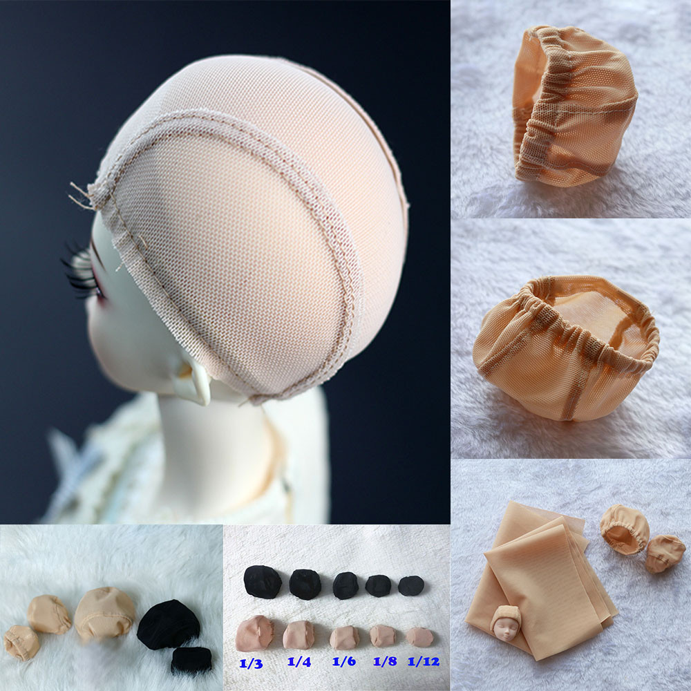 Jual BJD Doll Wigs Cap Headgear DIY Fixed-Wig Hairnet for 1/3 1/4 1/6 1 ...