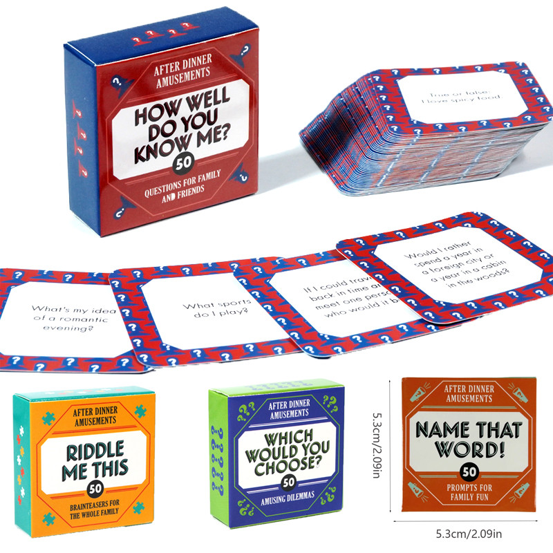 Jual Mini Size Truth or Dare Card Game How Well Do You Know Me Game ...