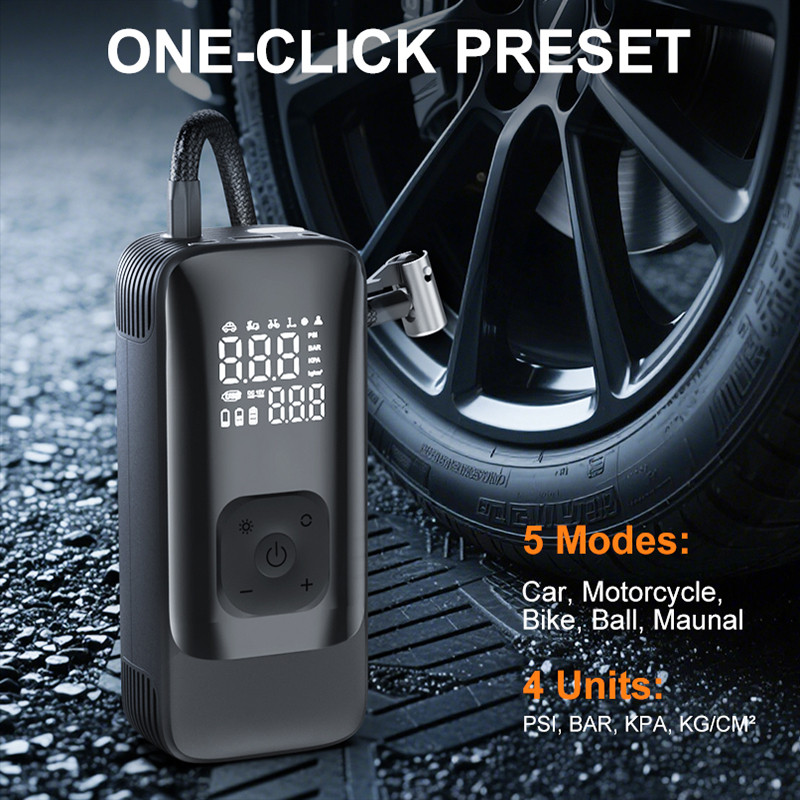 Jual YIJU Car Tire Inflator Portable Air Pump Tube Air Injector Fast ...