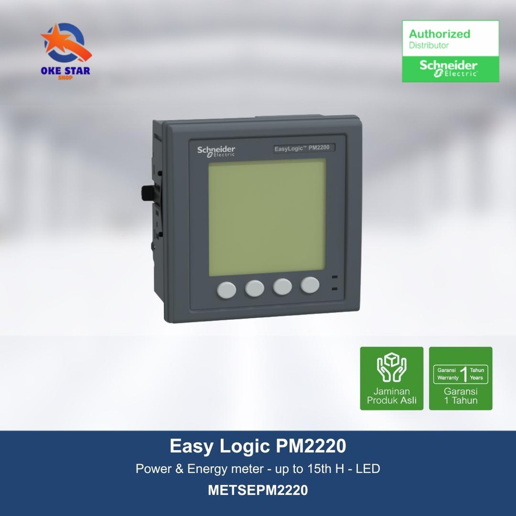 Jual Schneider Power & Energy Meter EasyLogic PM2220 - METSEPM2220 ...