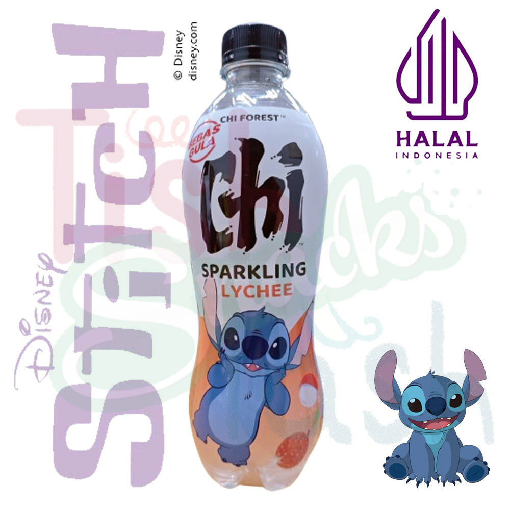 Jual Chi Forest Sparkling Water Bebas Gula Lychee Fizzy 480 ml | Shopee ...