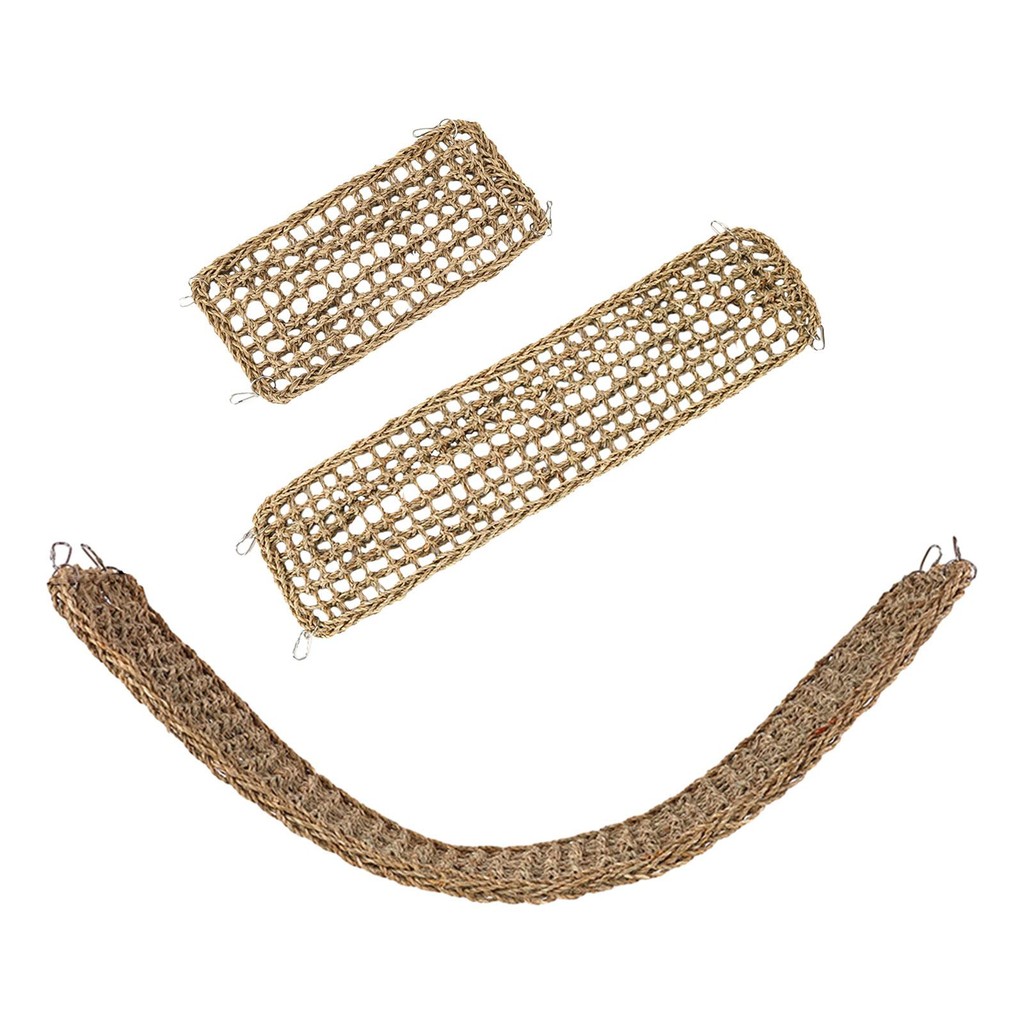 Jual Parrot Climbing Rope Ladder with 4 Hooks Parrot Hanging Grass ...