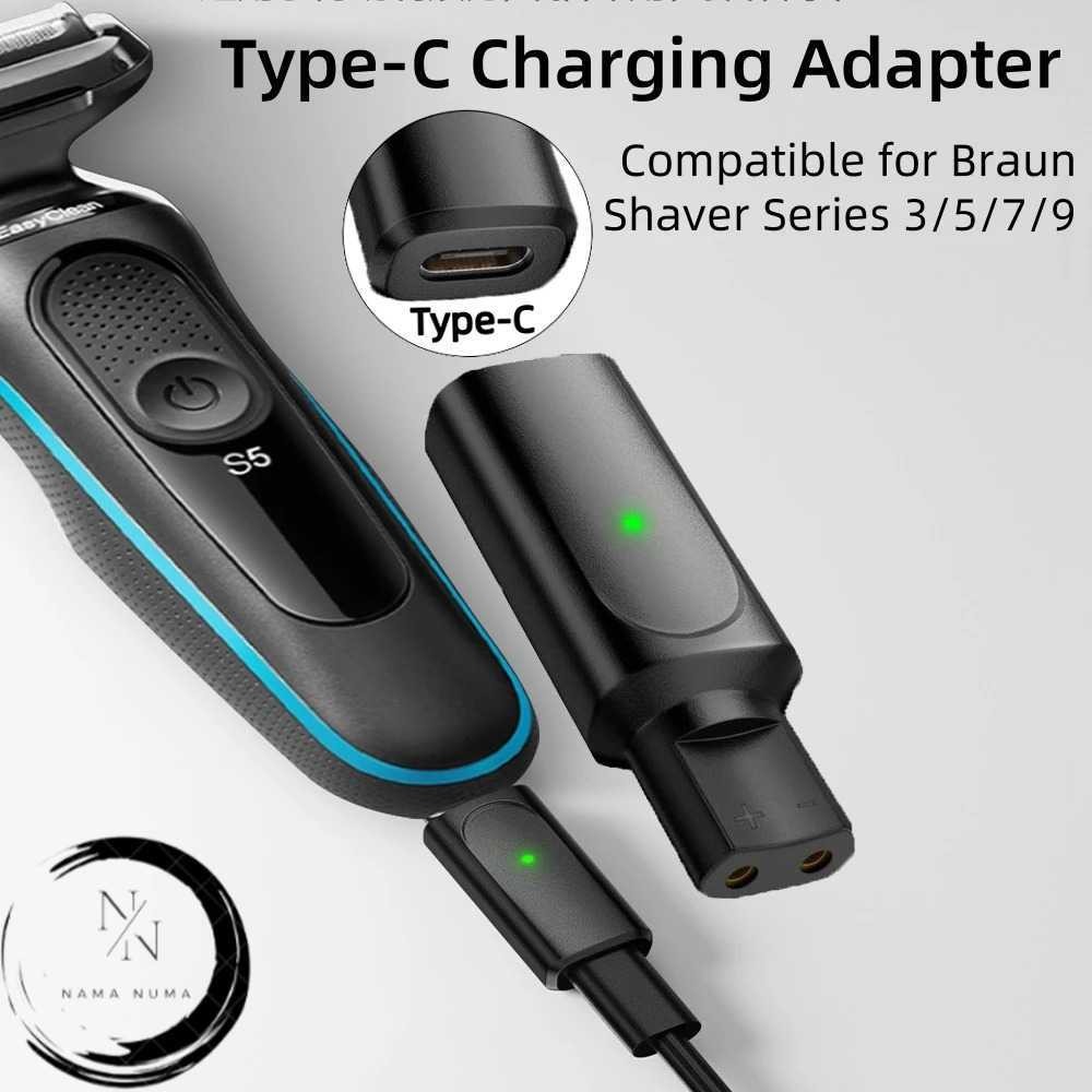 Jual HOBO OTG Adapter USB Type C Female to Braun Shaver Electric Razor ...