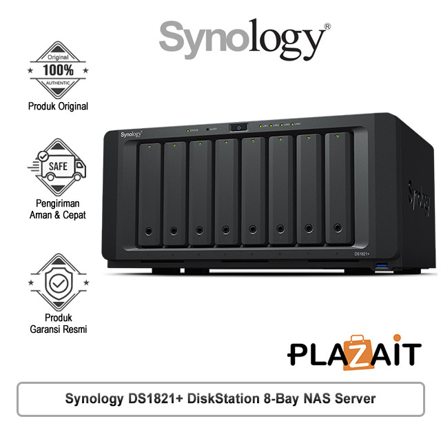 Jual Synology DS1821+ DiskStation 8-Bay NAS Server Storage Cloud DS ...