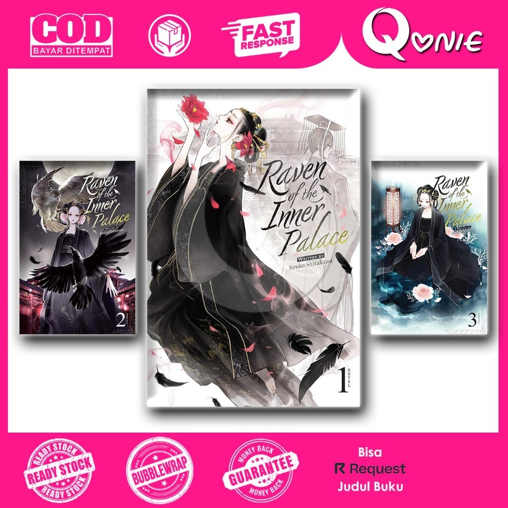 Jual Raven of the Inner Palace 5 book series by Kouko Shirakawa (Novel ...