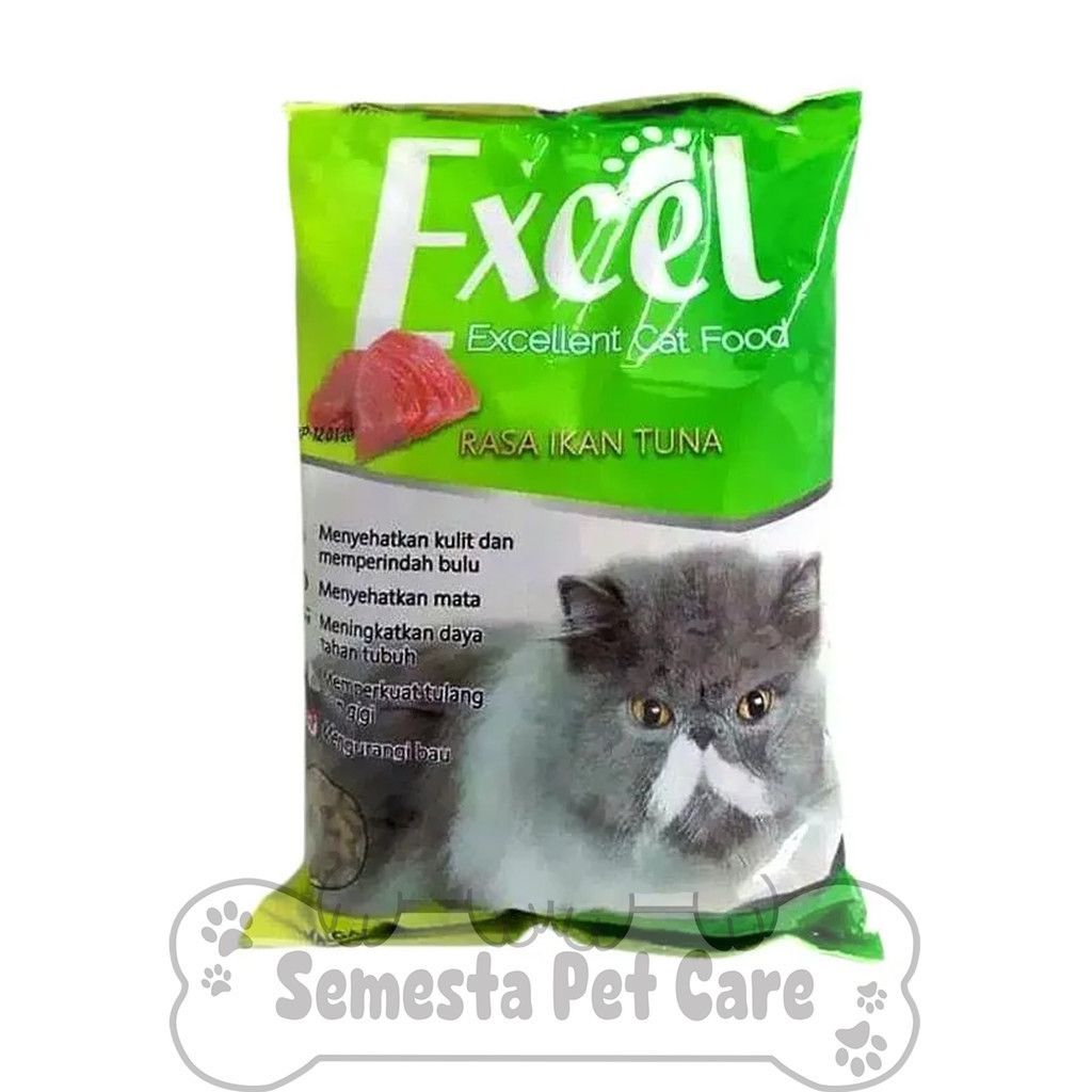 Jual excel Hijau makanan kucing kering 500g | Shopee Indonesia