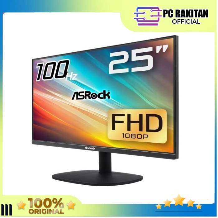 Jual ASROCK LED MONITOR CL25FF 25.0INCH | Shopee Indonesia