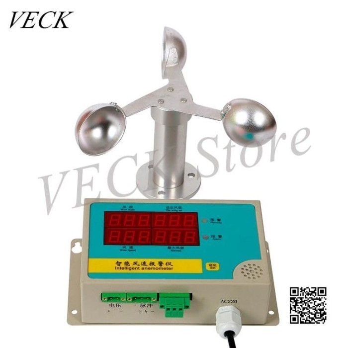Jual Wind Speed Alarm Tower Crane Anemometer Tower Wind Speed Tester ...