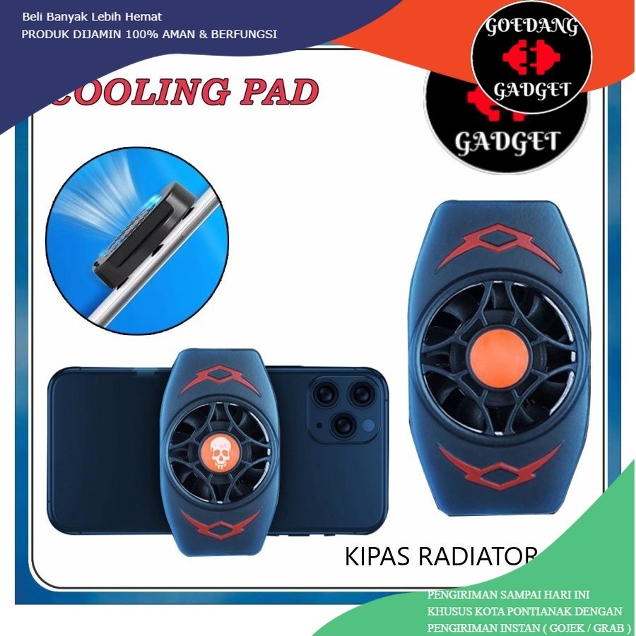 Jual GW Cooler Hp Gaming WInner / Kipas Hp Model Jepit Cooling Fan ...