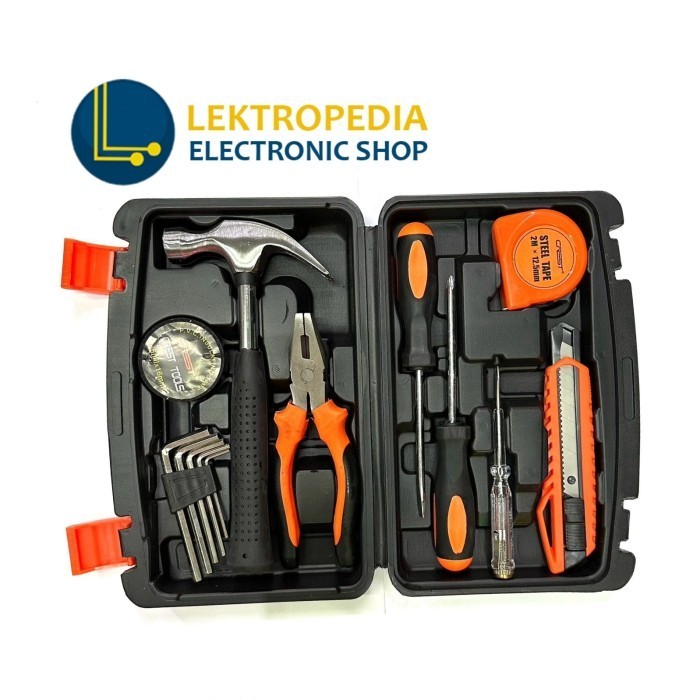 Jual Hand Toolset Tool Kit Set Toolkit Toolbox Box Perkakas Alat ...
