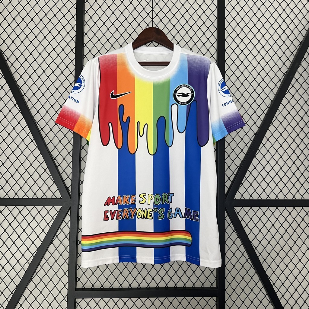 Jual Jersey 24/25 Brighton Training Wear a19 T shirt pria | Shopee ...