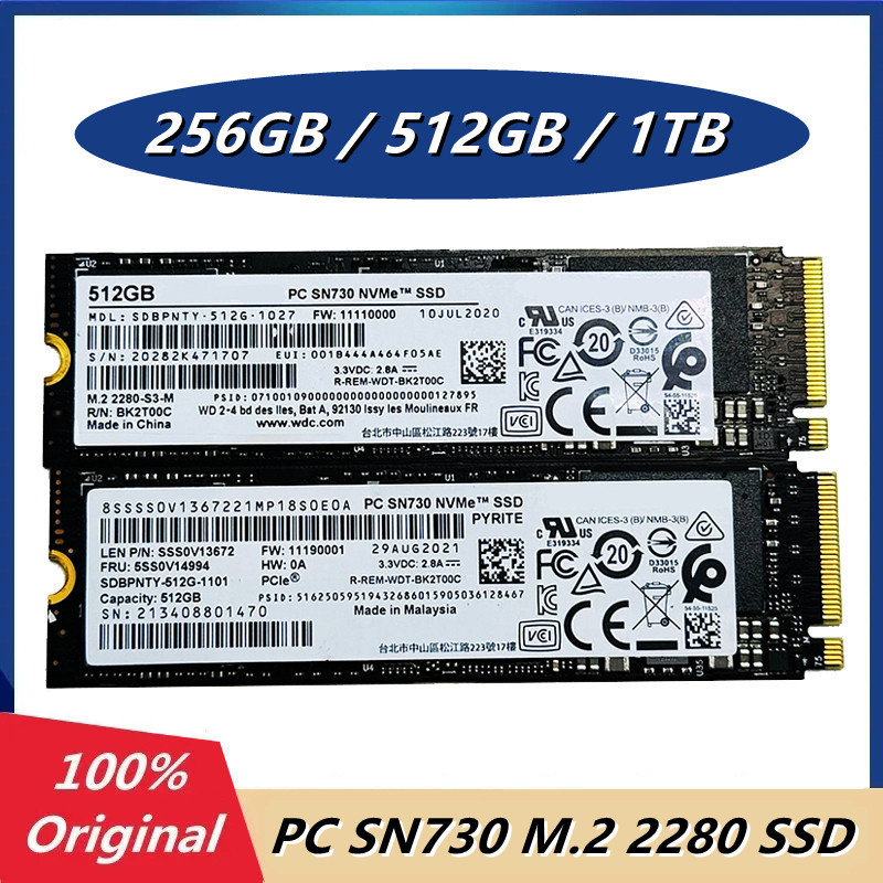 Jual Original PC SN730 1TB 512GB 256GB M.2 2280 NVME Solid State Drive ...