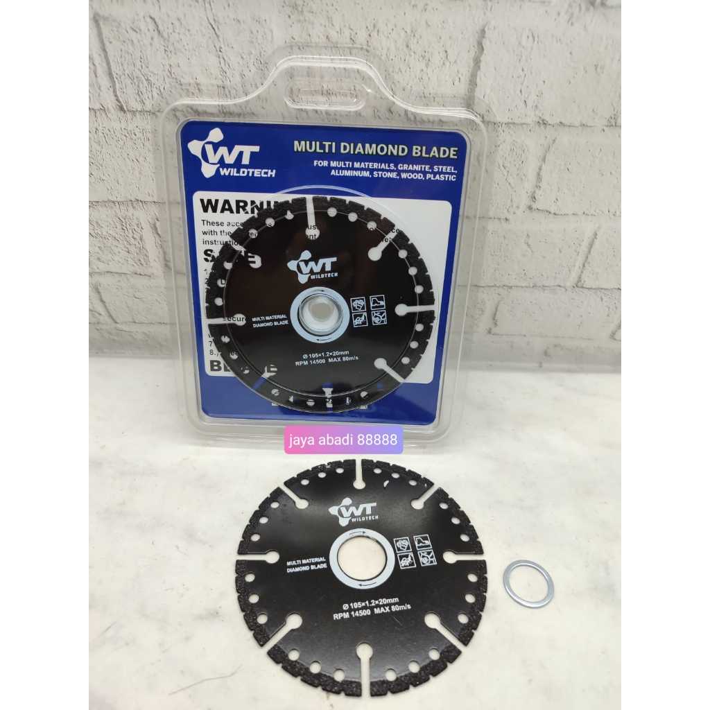 Jual wildtech mata gerinda potong 4" multifungsi besi / aluminium / batu / keramik / granite ...