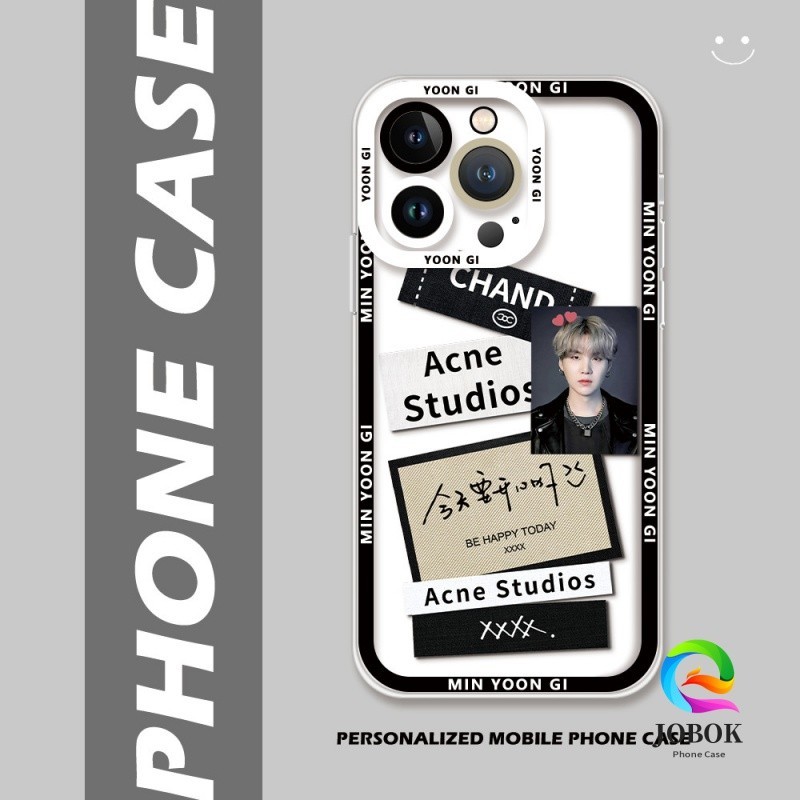 Jual Casing Iphone BTS Suga Case Bening Clear Case Iphone 13 12 11 PRO ...