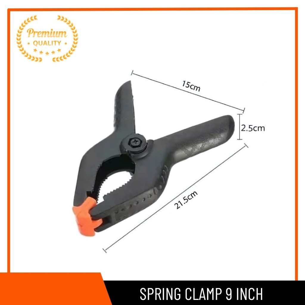 Jual Spring Clamp 9 Inch Alat Penjepit Kayu Multiplek Pegas Klem Kayu ...