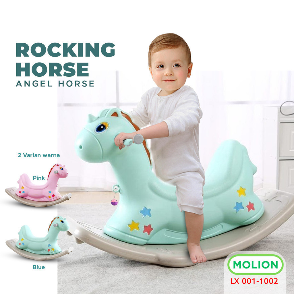 Jual MOLION Mainan Anak Kuda Kudaan Rocking Horse Jungkat Jungkit 001 ...
