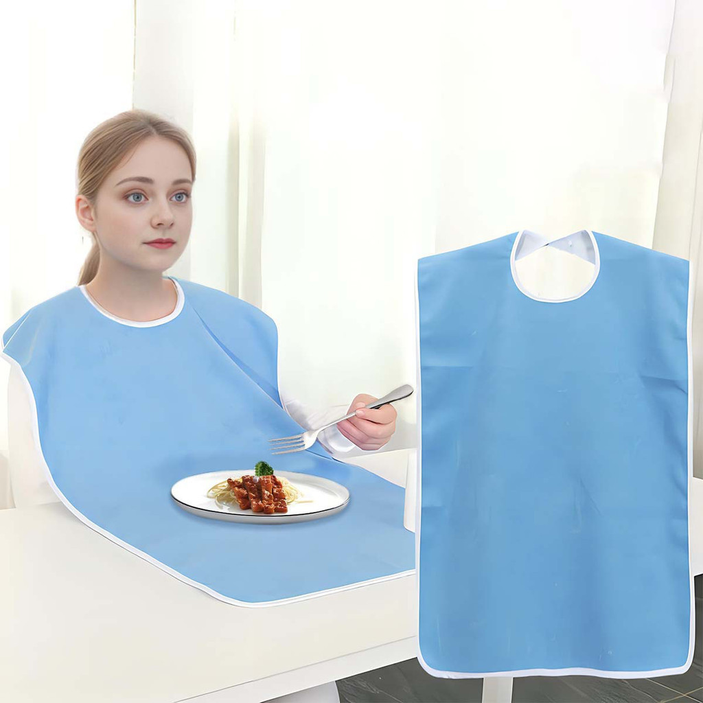Jual celemek dewasa/celemek makan/Bib dewasa/bib orang tua/ukuran besar ...
