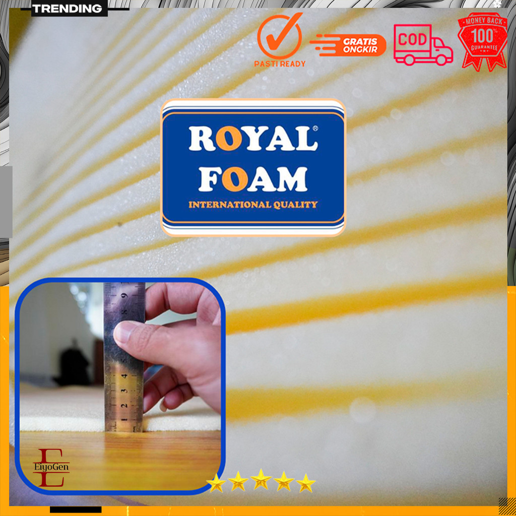 Jual Busa kuning Royal Foam empuk ukuran150 cm x 100 cm x 1CM LP ...