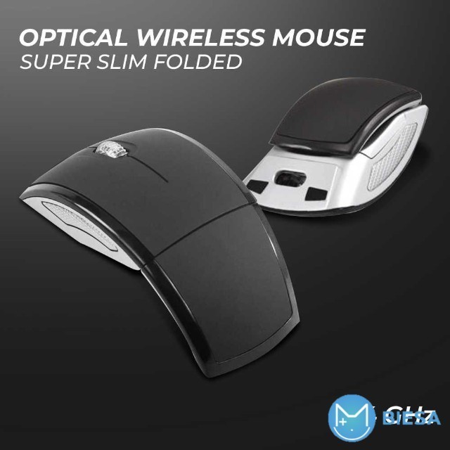 Jual Folded Super Slim Wireless Mouse 2.4GHz 1600 DPI - Murah, Awet ...