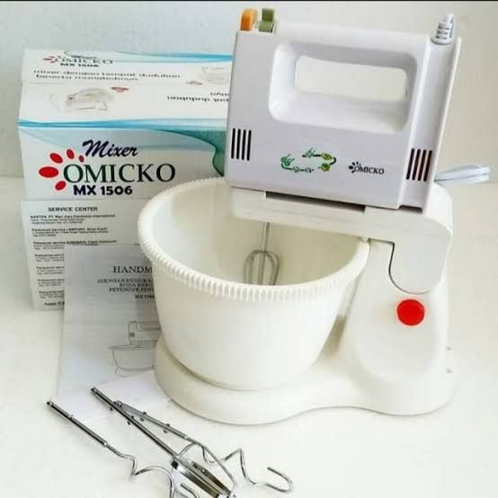Jual MIXER MANGKOK STAND MIXER OMICKO MX-1506 MX 1506 STANDING 5 KECEPATAN ALAT PENCAMPUR ...