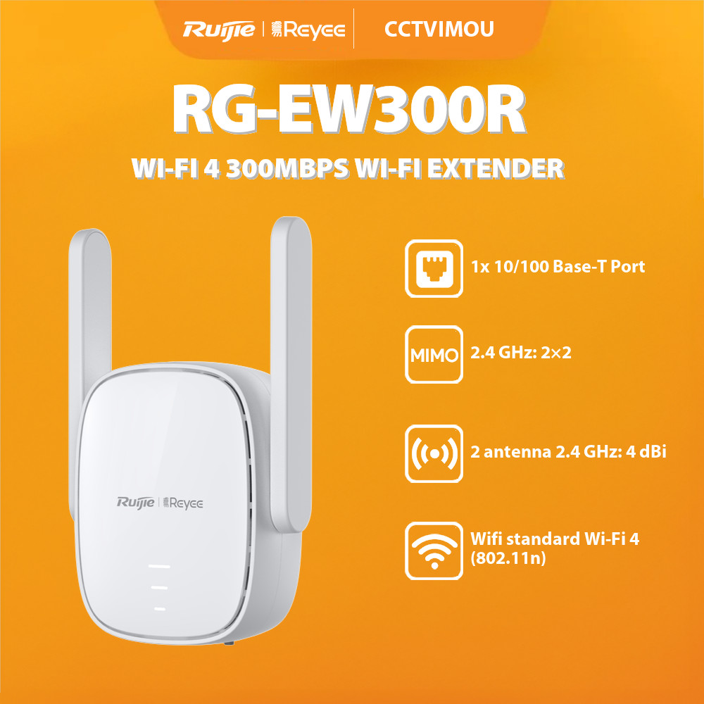 Jual RUIJIE REYEE RG-EW300R WI-FI 4 300MBPS WI-FI EXTENDER | Shopee ...
