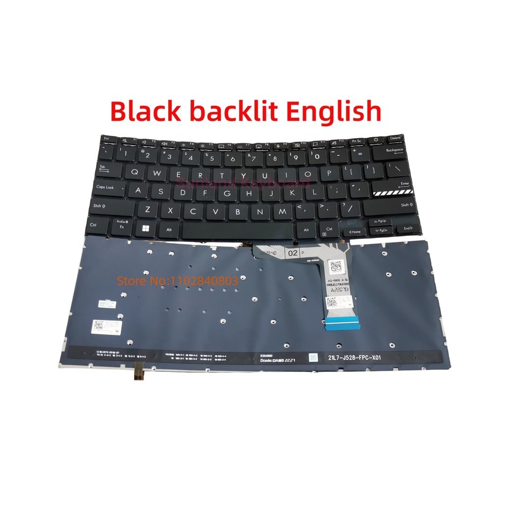 Jual NEW US UK HE RU TA For ASUS Vivobook X1402 X1403 X1402Z X1402ZA ...