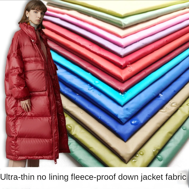 Jual 410T Nylon Spun Waterproof Fabric By The Meter for Down Jacket ...