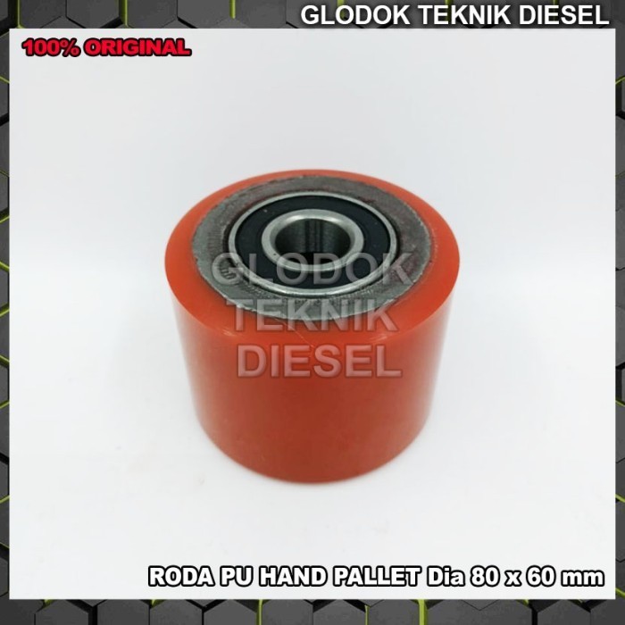 Jual Roda PU Hand Pallet Diameter 80 x 60 70 80 90 100 mm Handpallet ...